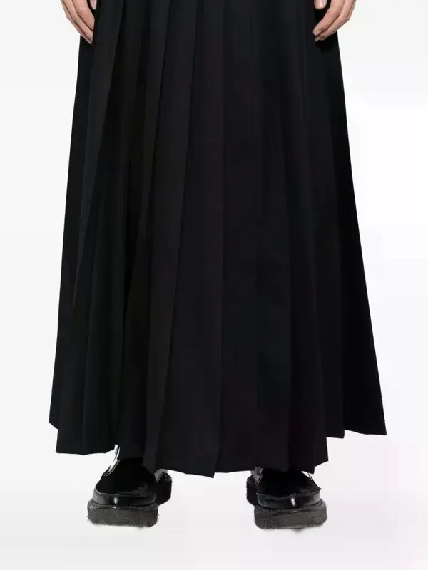 UNDERCOVERISM Pleated Cotton Skirt