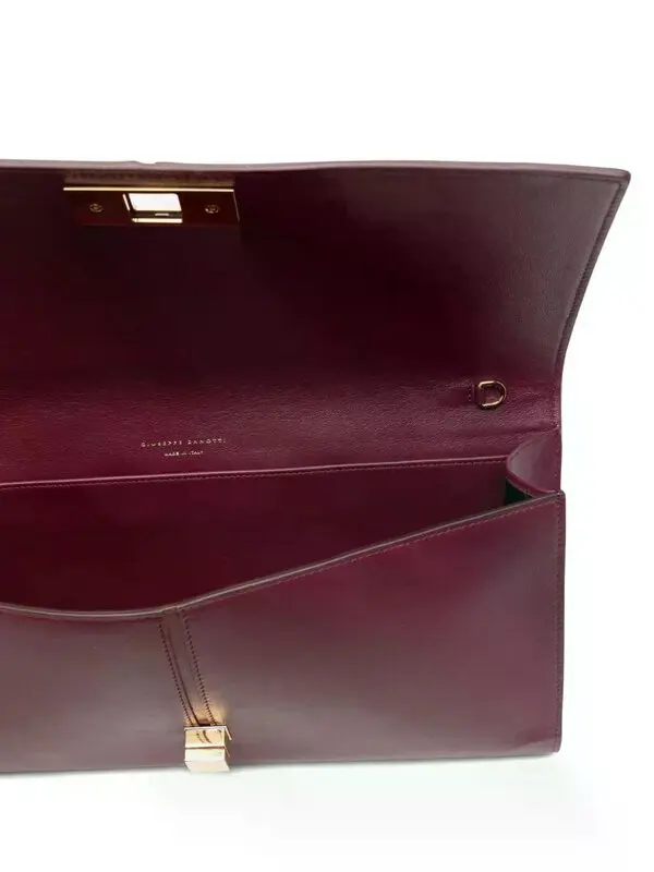 GIUSEPPE ZANOTTI Leather Clutch - Red