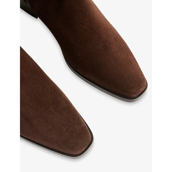Whistles Western Suede Ankle Boots - Brown