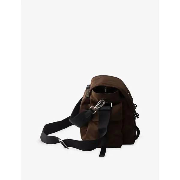 Prada Re-nylon Woven Bag - Brown