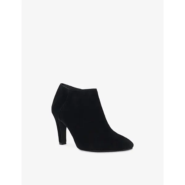 DUNE Omairah Suede Heeled Ankle Boots