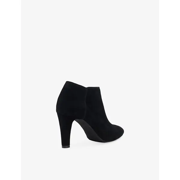DUNE Omairah Suede Heeled Ankle Boots