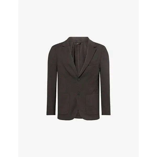 Sunspel Textured Wool Blend Blazer