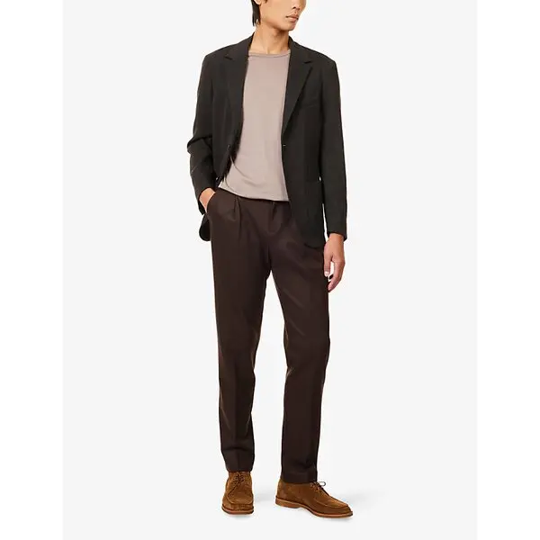Sunspel Textured Wool Blend Blazer