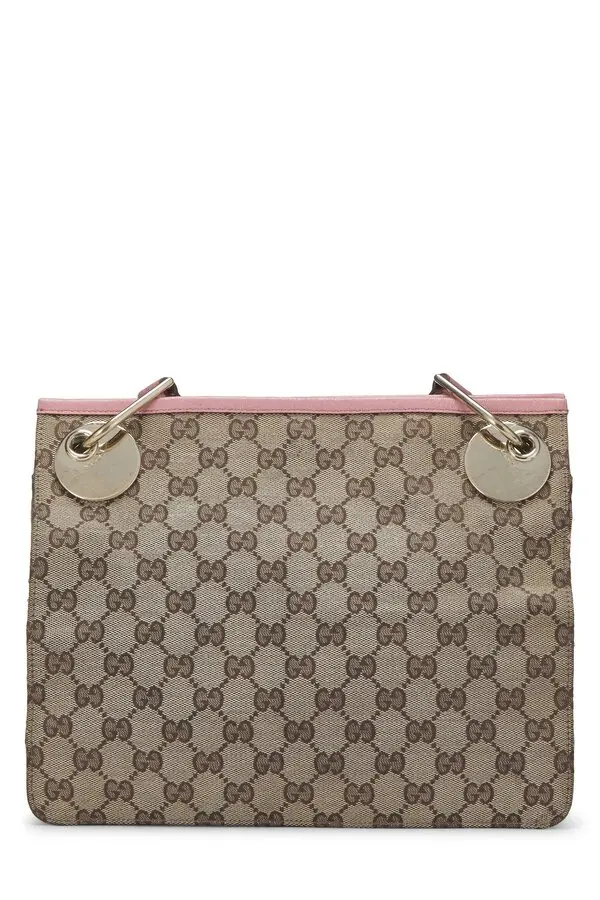 Gucci Original Gg Canvas Eclipse Messenger - Beige