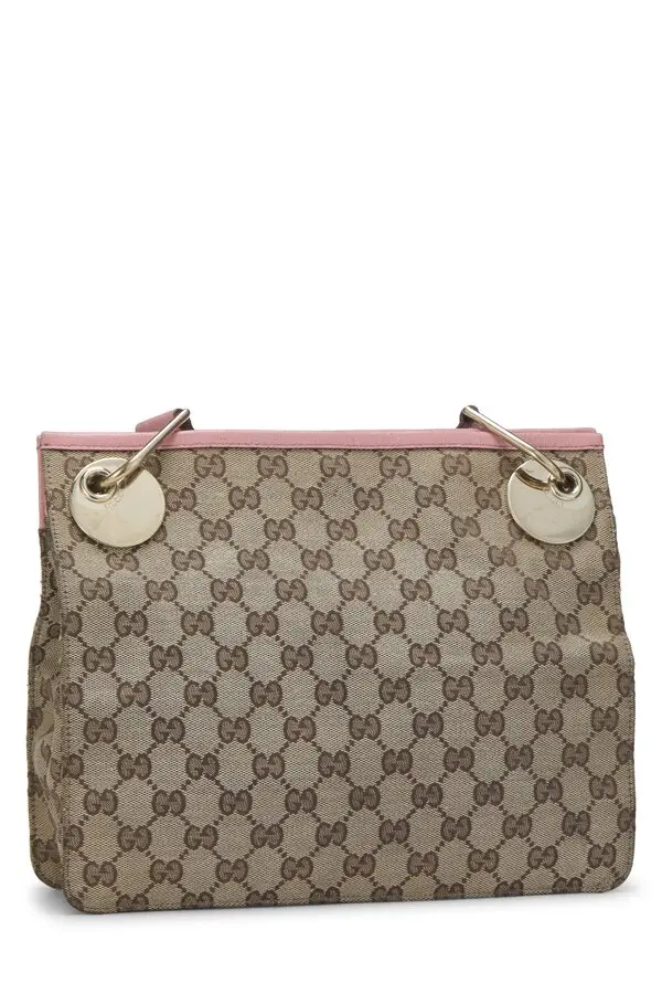 Gucci Original Gg Canvas Eclipse Messenger - Beige