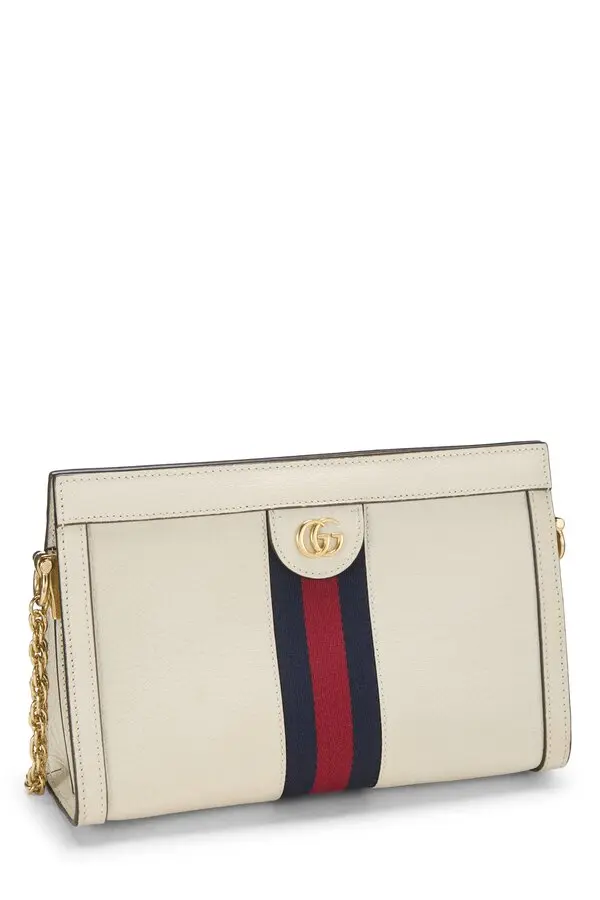 Gucci Ophidia Shoulder Bag - White