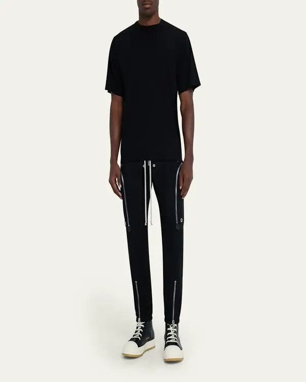 Rick Owens Zipped Wool Drawstring Pants