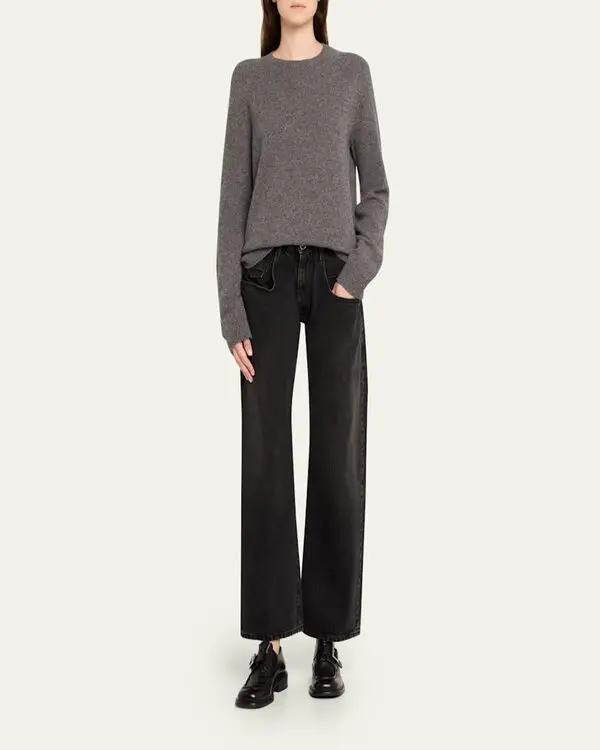 MAISON MARGIELA 5-pocket Straight-leg Ankle Pants