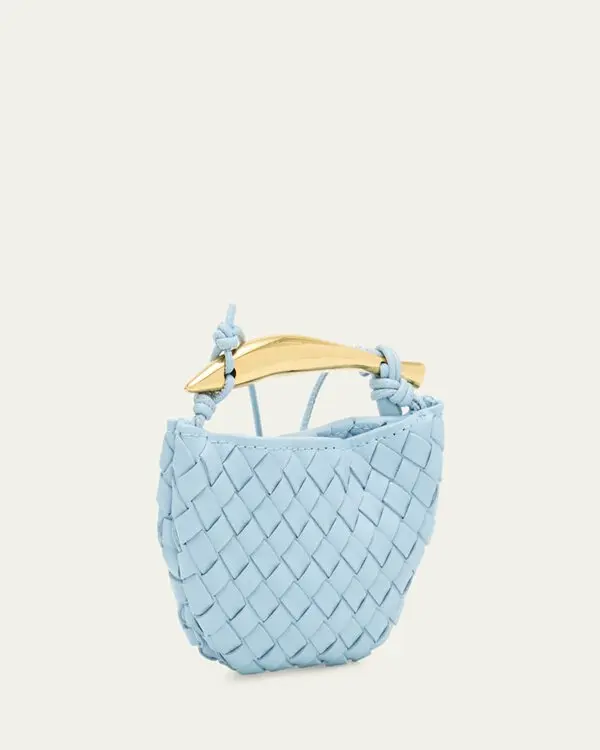 Bottega Veneta Sardine Intrecciato Leather Necklace Bag