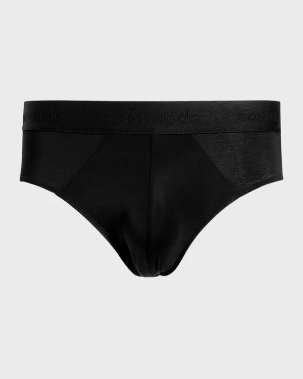 Commando Micro-modal Modern Fit Briefs - Black