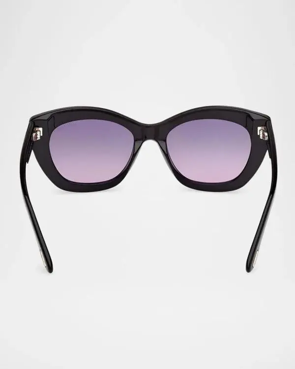 TOM FORD Linda-02 Polarized Cat-eye Sunglasses