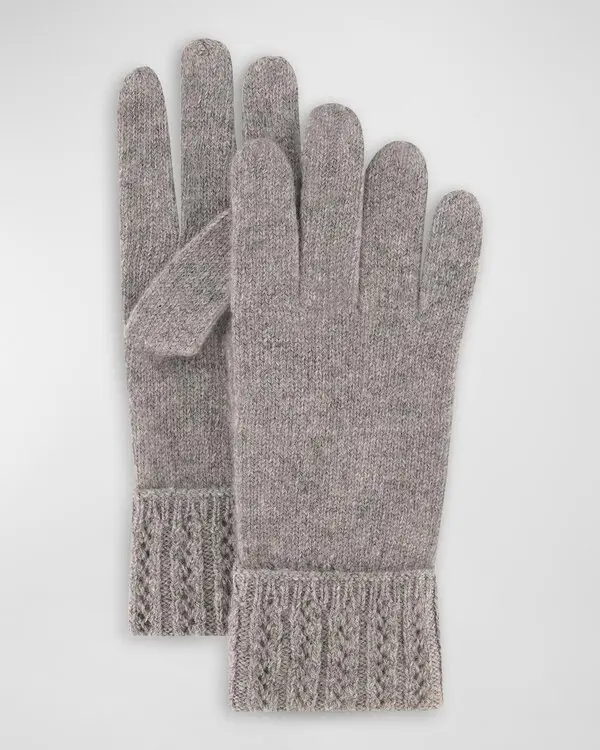 Gorski Cashmere Gloves - Gray