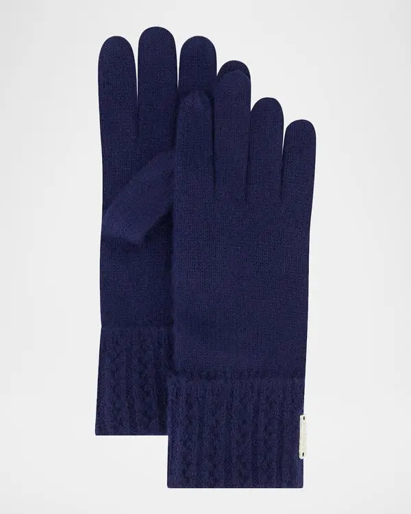 Gorski Cashmere Gloves - Navy