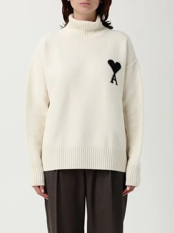 Ami Pullover Sweater - Beige