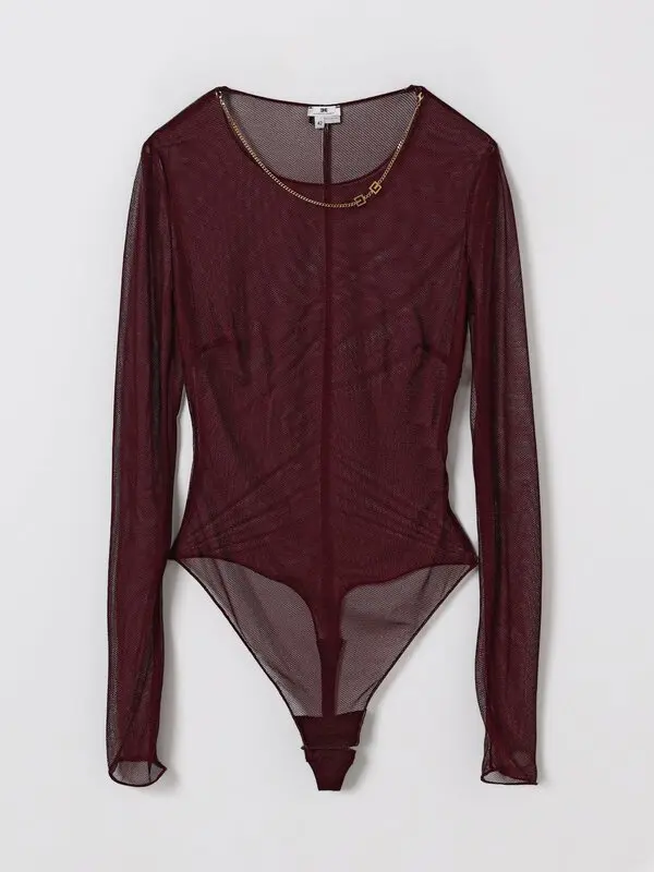 Elisabetta Franchi Top - Burgundy