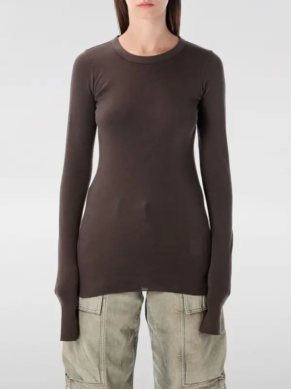 Rick Owens Long Sleeve T-shirt - Brown
