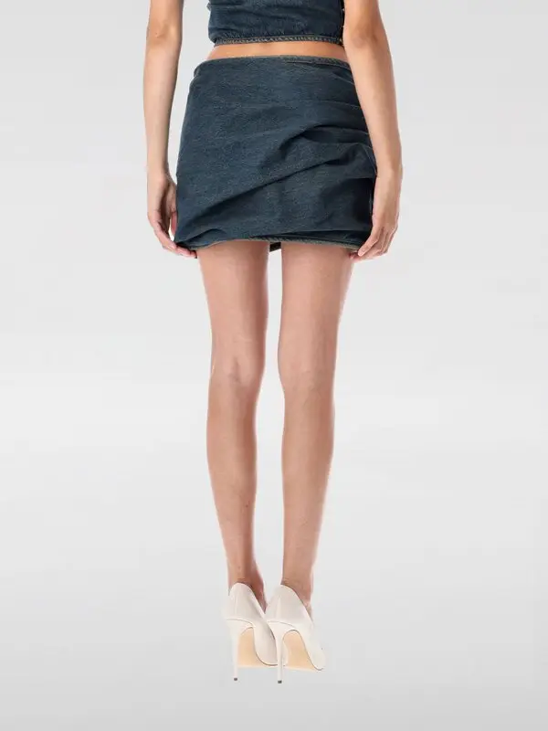 Magda Butrym Denim Skirt - Blue