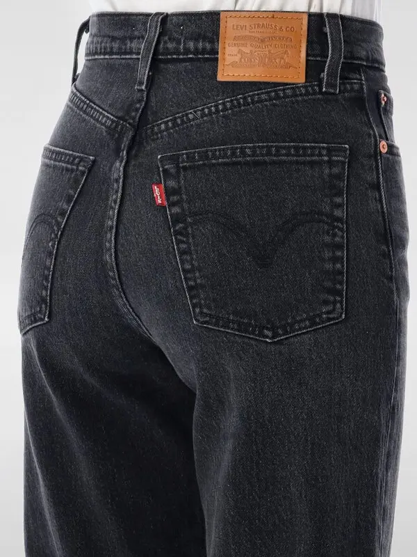 LEVI'S High Rise Wide Leg Jeans - Denim