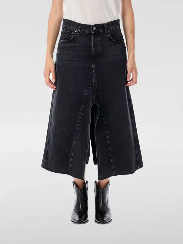 HAIKURE Denim Skirt - Black