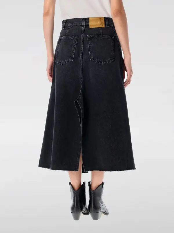 HAIKURE Denim Skirt - Black