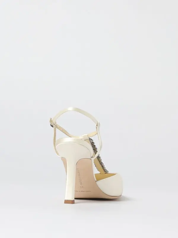 Manolo Blahnik Pointed Toe Pump With T-bar Strap