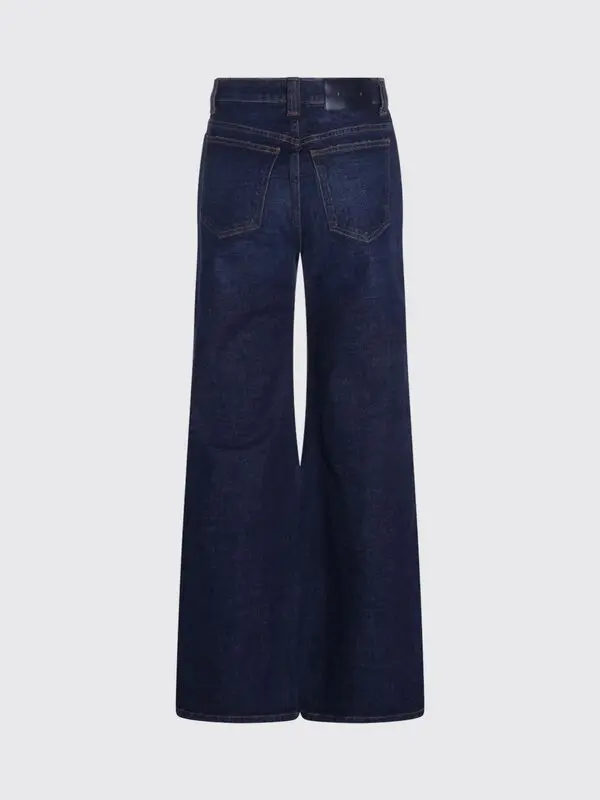 Khaite Dane High-waisted Wide-leg Jeans - Denim