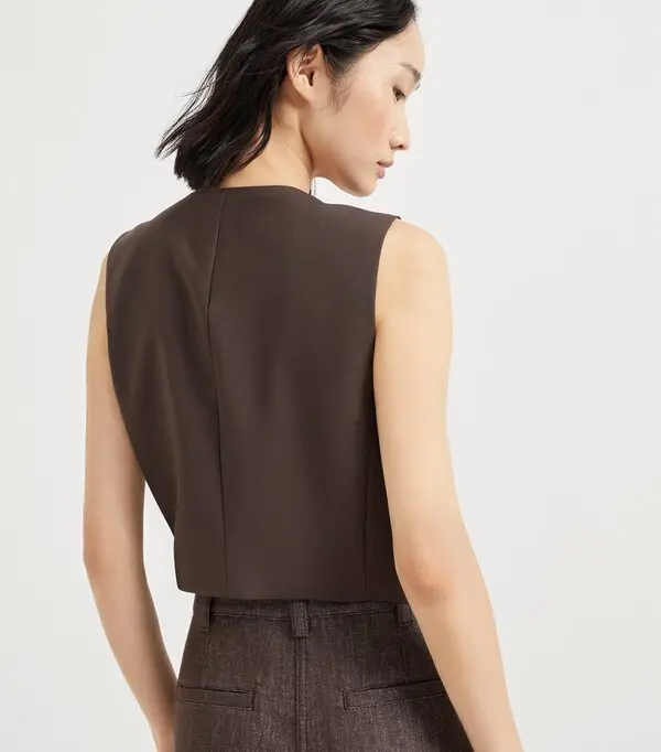 Brunello Cucinelli Tropical Luxury Wool Vest