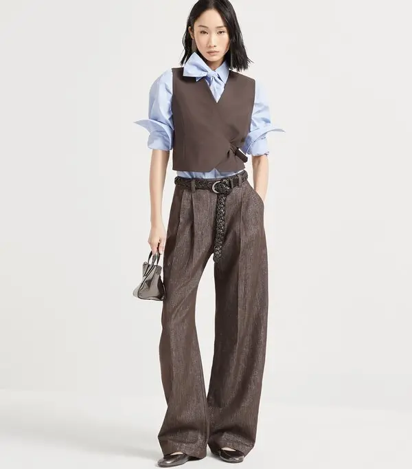 Brunello Cucinelli Tropical Luxury Wool Vest