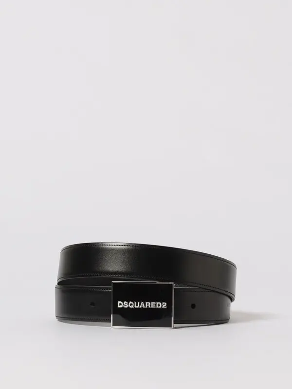 Dsquared2 Leather Belt - Black