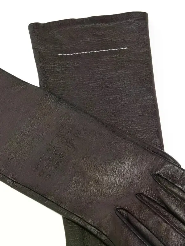 MAISON MARGIELA Long Length Leather Gloves