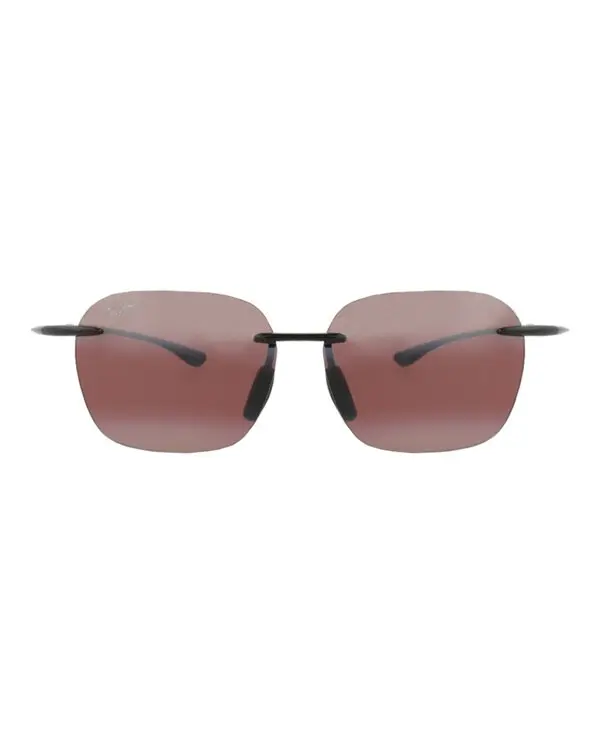 Maui Jim Square Frame Sunglasses - Black Black Rose (r446/02)