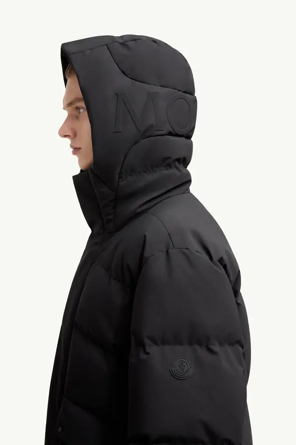 Moncler Avioth Hooded Long Down Jacket