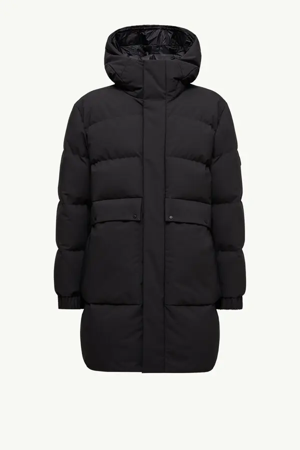 Moncler Avioth Hooded Long Down Jacket