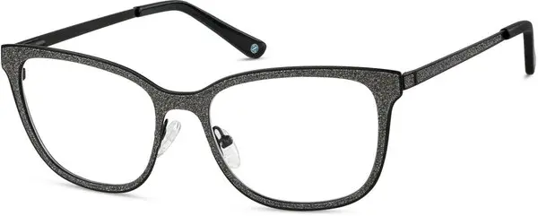 Zenni Square Full Rim Eyeglasses - Black
