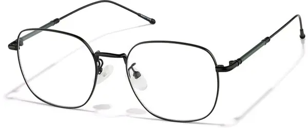 Zenni Square Full Rim Eyeglasses - Black