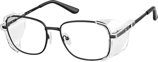 Zenni Square Full Rim Eyeglasses - Black