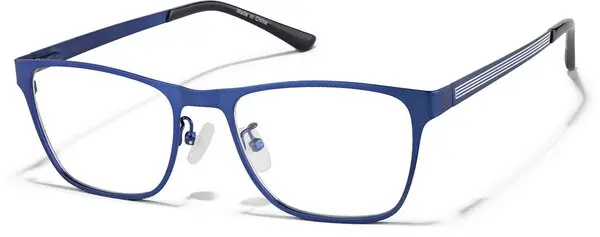 Zenni Square Full Rim Eyeglasses - Navy