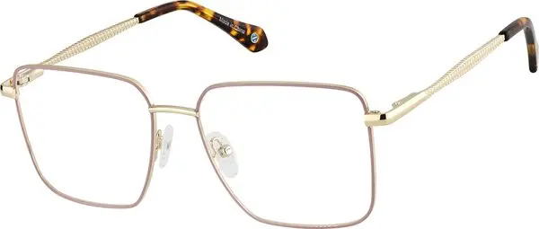 Zenni Square Full Rim Eyeglasses - Pink