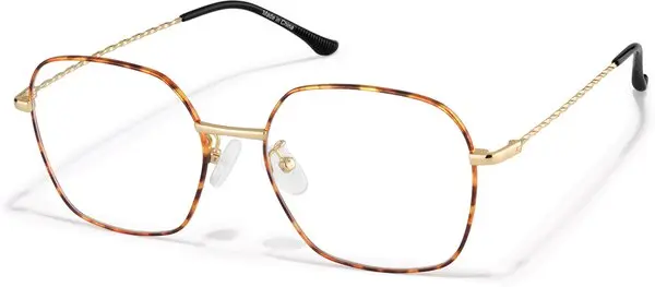 Zenni Square Full Rim Eyeglasses - Tortoiseshell