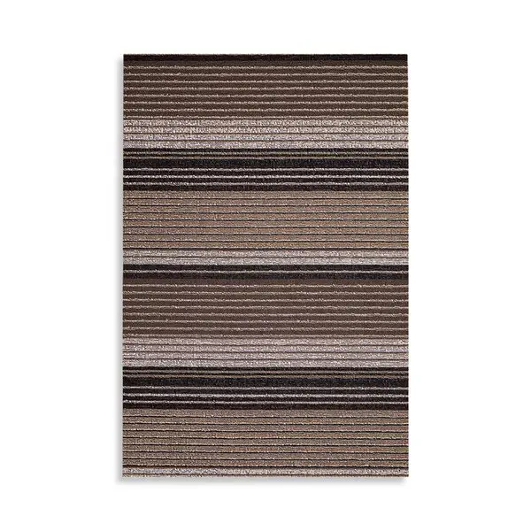 CHILEWICH Pleat Stripe Shag Rug, 24 X 36