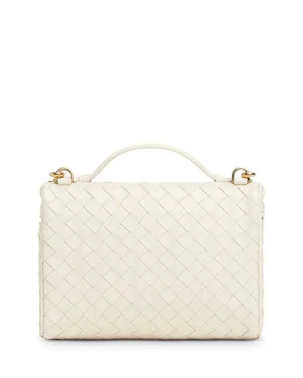 Bottega Veneta Small Soft Vanity Case - Sea Salt/muse Brass