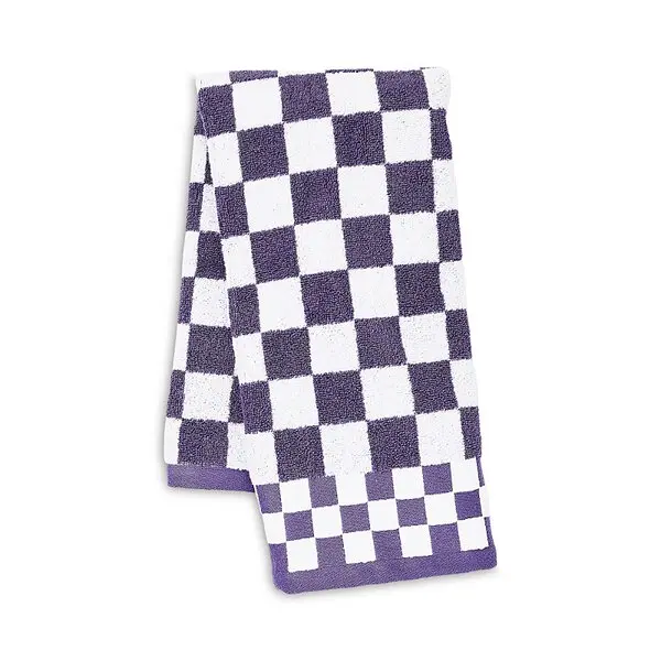 MACKENZIE-CHILDS Check Hand Towel - Plum Check