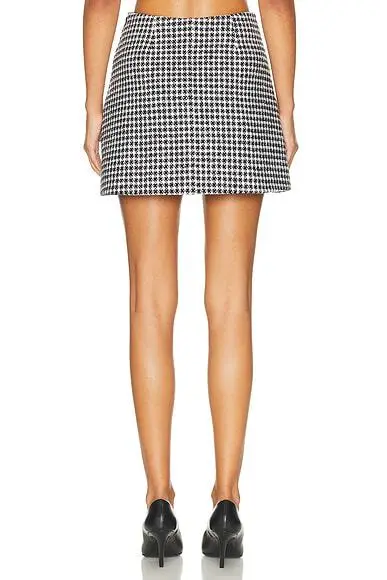 Marc Jacobs Gingham Tweed Mini Skirt