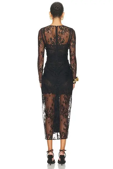 Dolce & Gabbana Long Sleeve Lace Dress