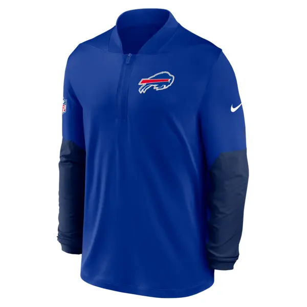 Nike Buffalo Bills Dri-fit Nfl 1/2-zip Top - Blue