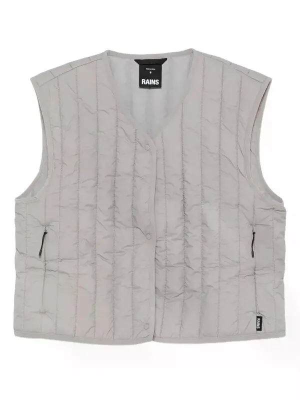 Rains Quilted Button Gilet