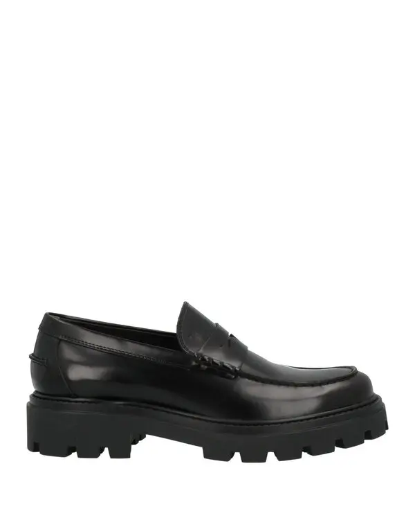 TOD'S Leather Loafers - Black