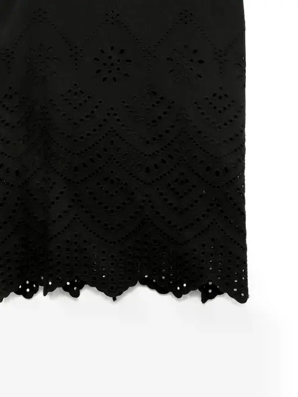 BAMBAH Eyelet Tank Top - Black