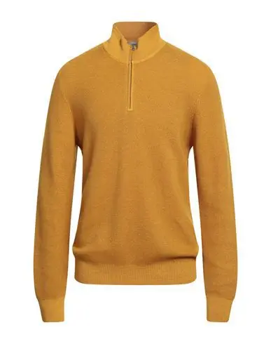 GRAN SASSO Virgin Wool Half-zip Sweater - Yellow